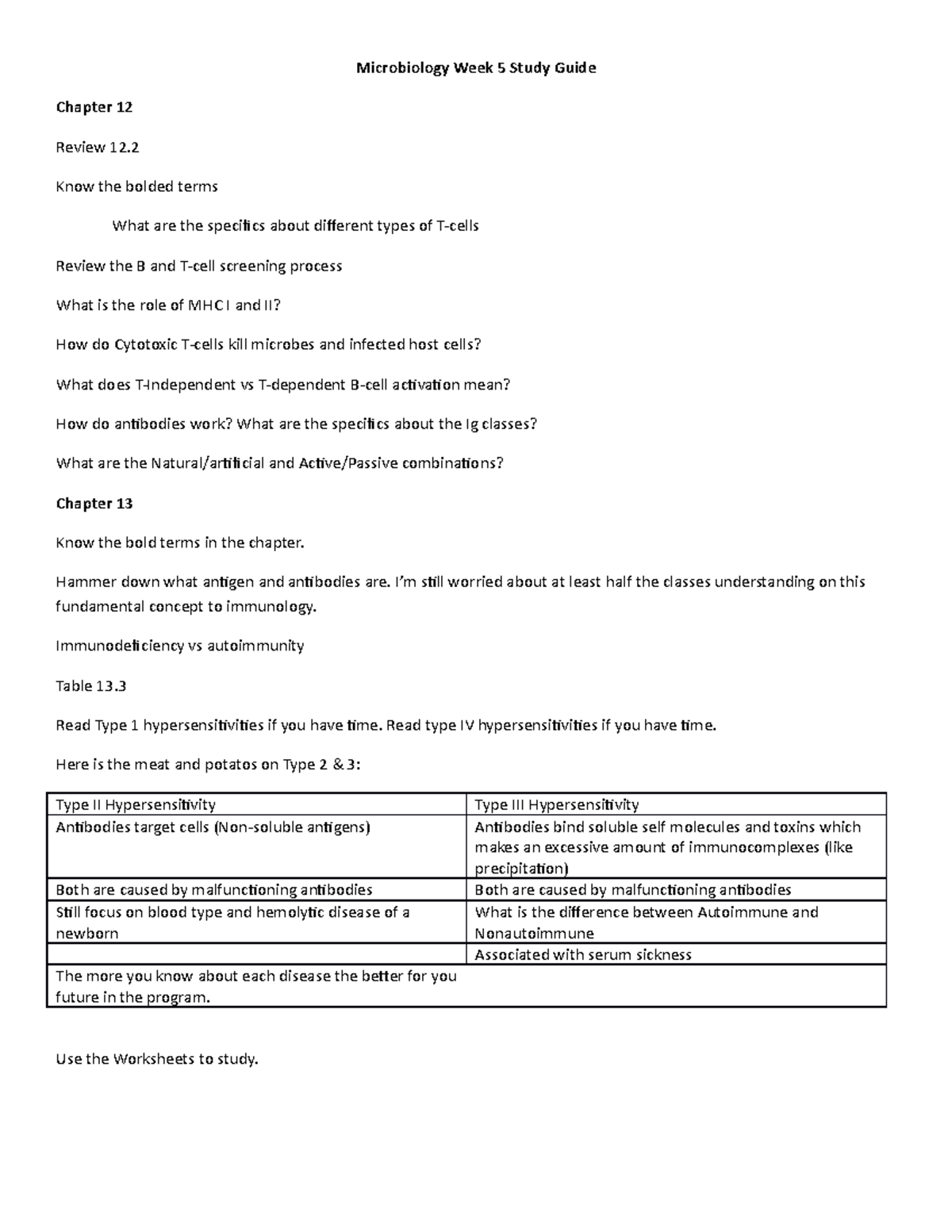 Micro Week 5 Study Guide - Microbiology Week 5 Study Guide Chapter 12 ...