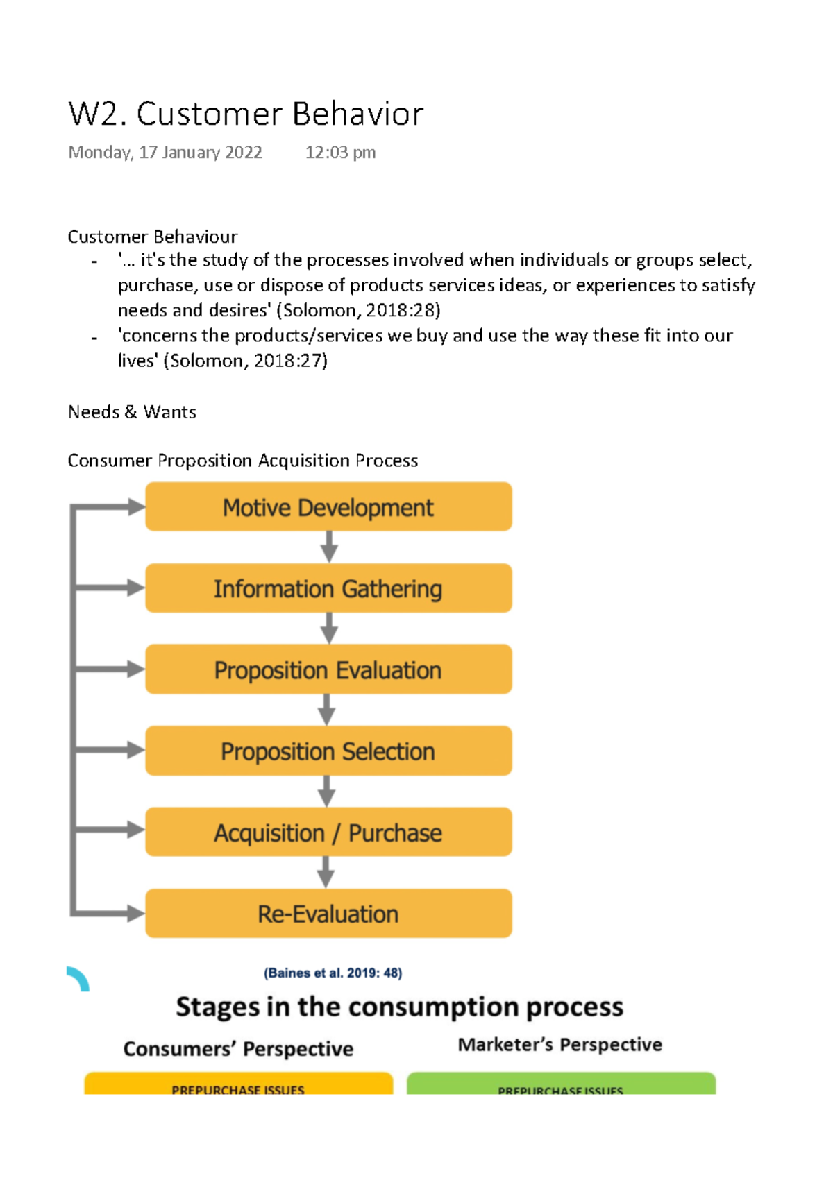 W2. Customer Behavior - 21/22 S2 - Customer Behaviour '& it's the study ...