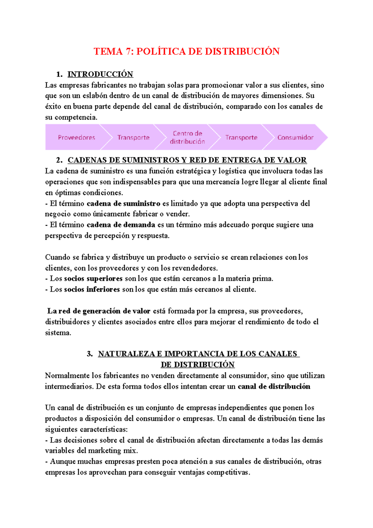 TEMA 7 Política DE Distribución - TEMA 7: POLÍTICA DE DISTRIBUCIÓN 1 ...
