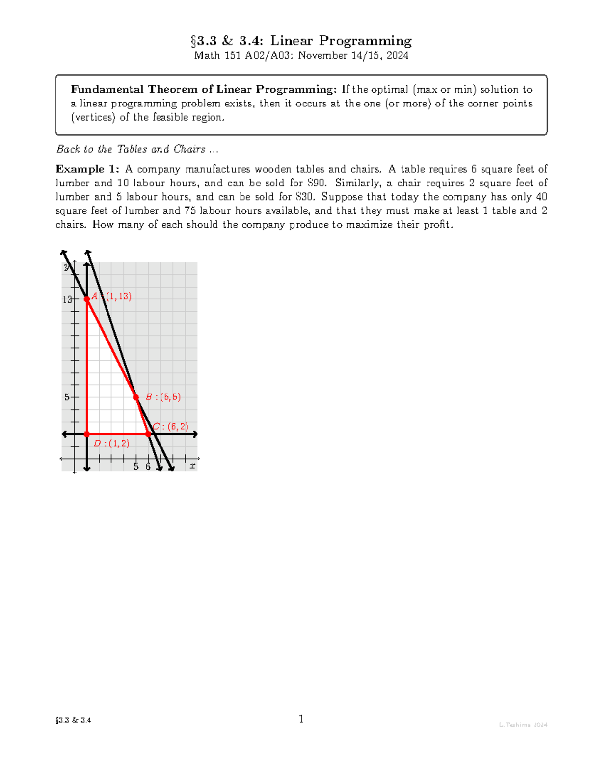 Math151 C3S31 - test - §3 & 3: Linear Programming Math 151 A02/A03 ...