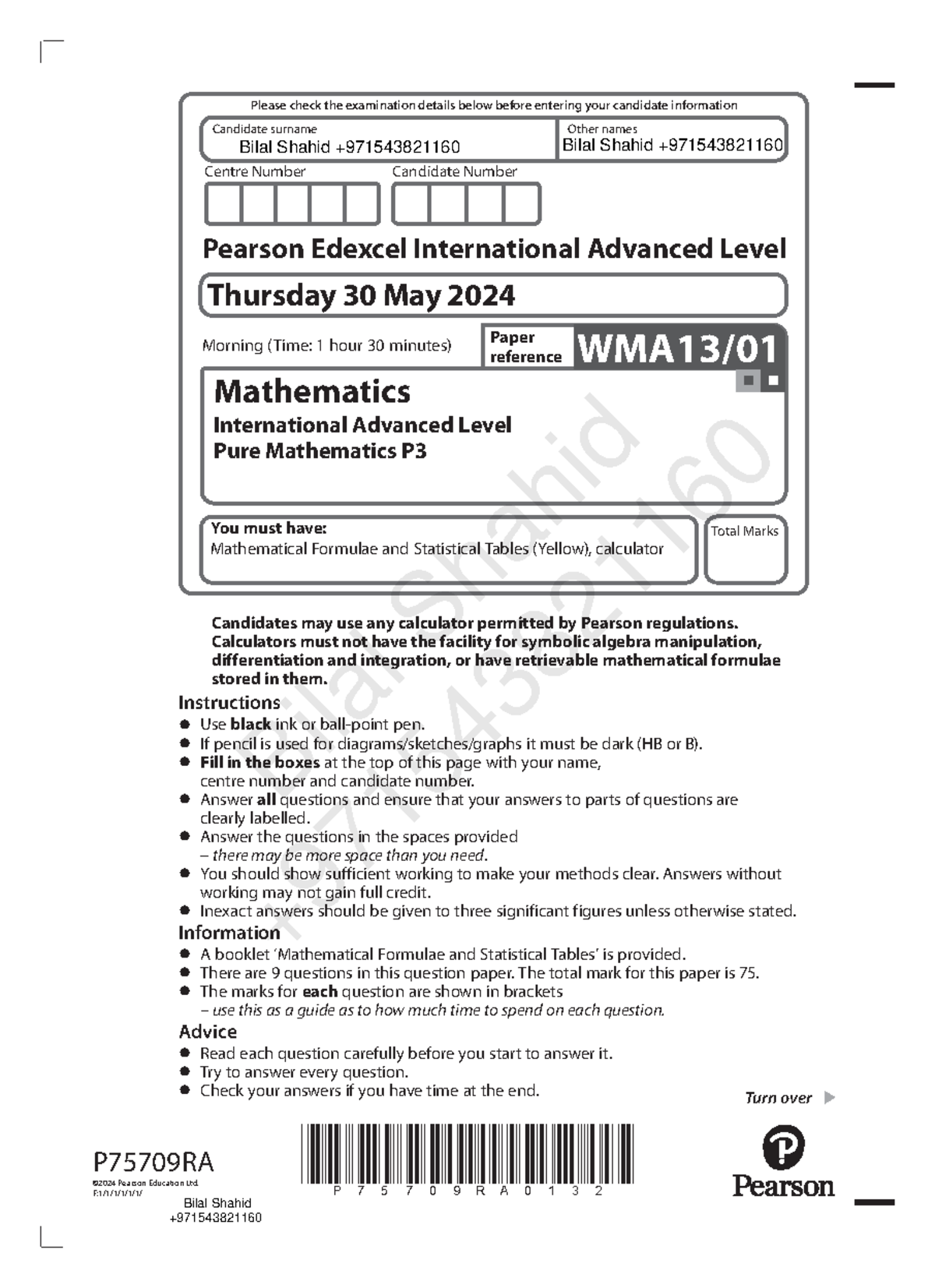 I-AL Mathematics P3 June 2024 - P75709RA0132 Turn over P75709RA ©2024 ...