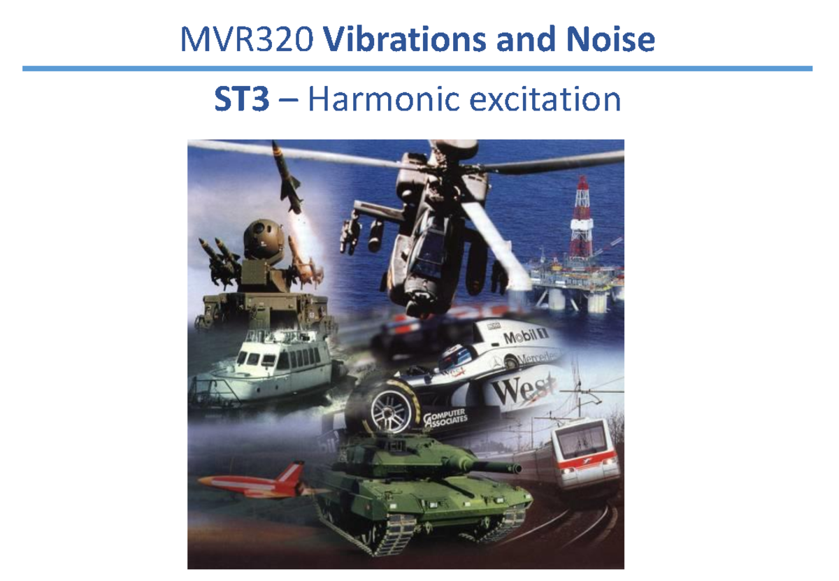 ST03 Force Transmissibility Rigid Base - MVR320 Vibrations and Noise ...