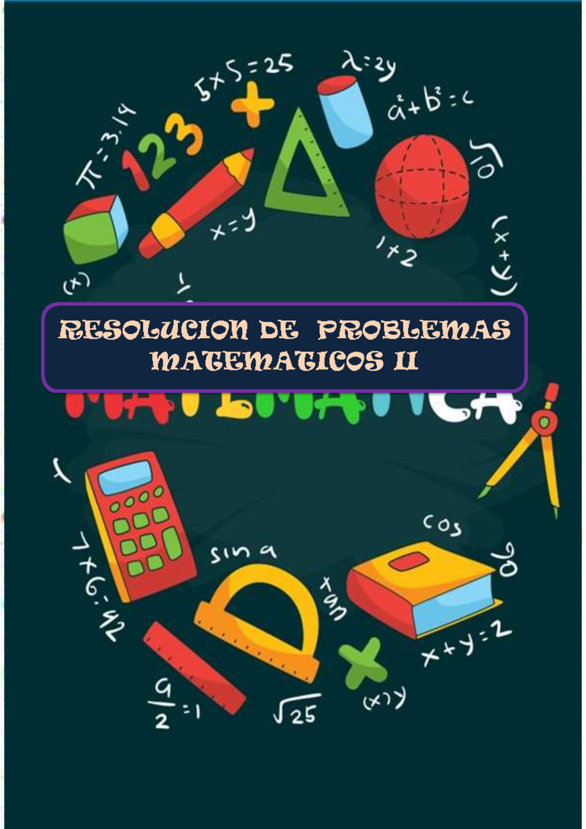 Portafolio Resolución de Problemas Matemáticos - Rebeca - RESOLUCION DE ...