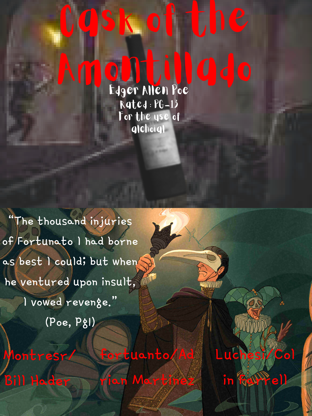 -Cask Of Amontillado - nbnb - Cask of the Amontillado Montresr/ Bill ...