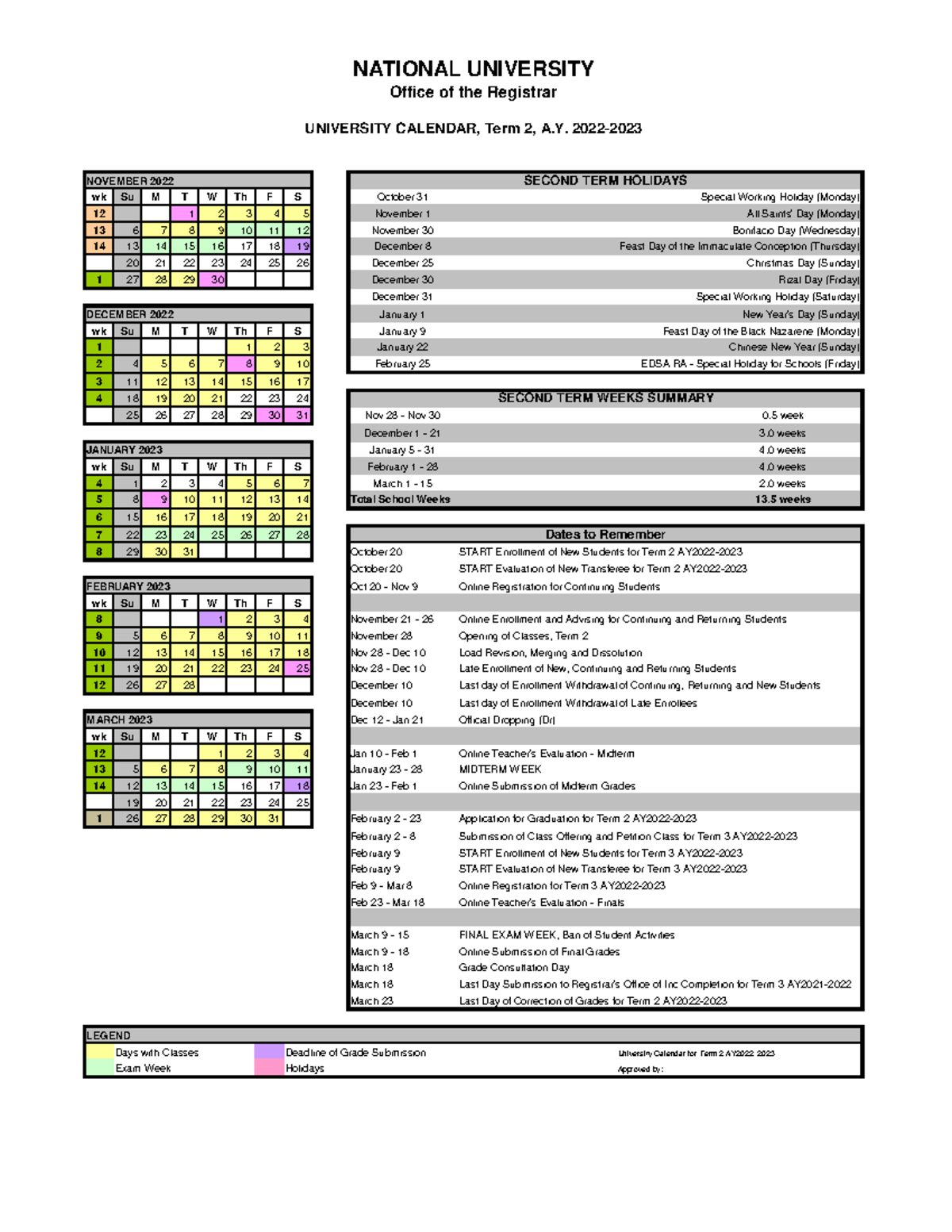 1667786946-0-NU.University.Detailed - wk Su M T W Th F S October 31 12 ...