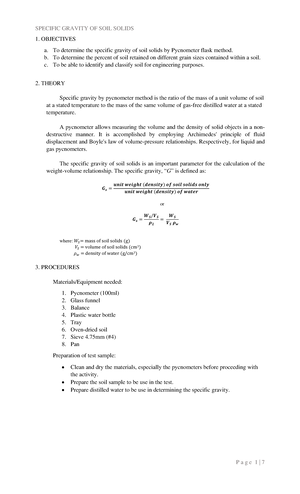 Moisture Content LAB Report - DETERMINATION OF MOISTURE CONTENT IN SOIL ...