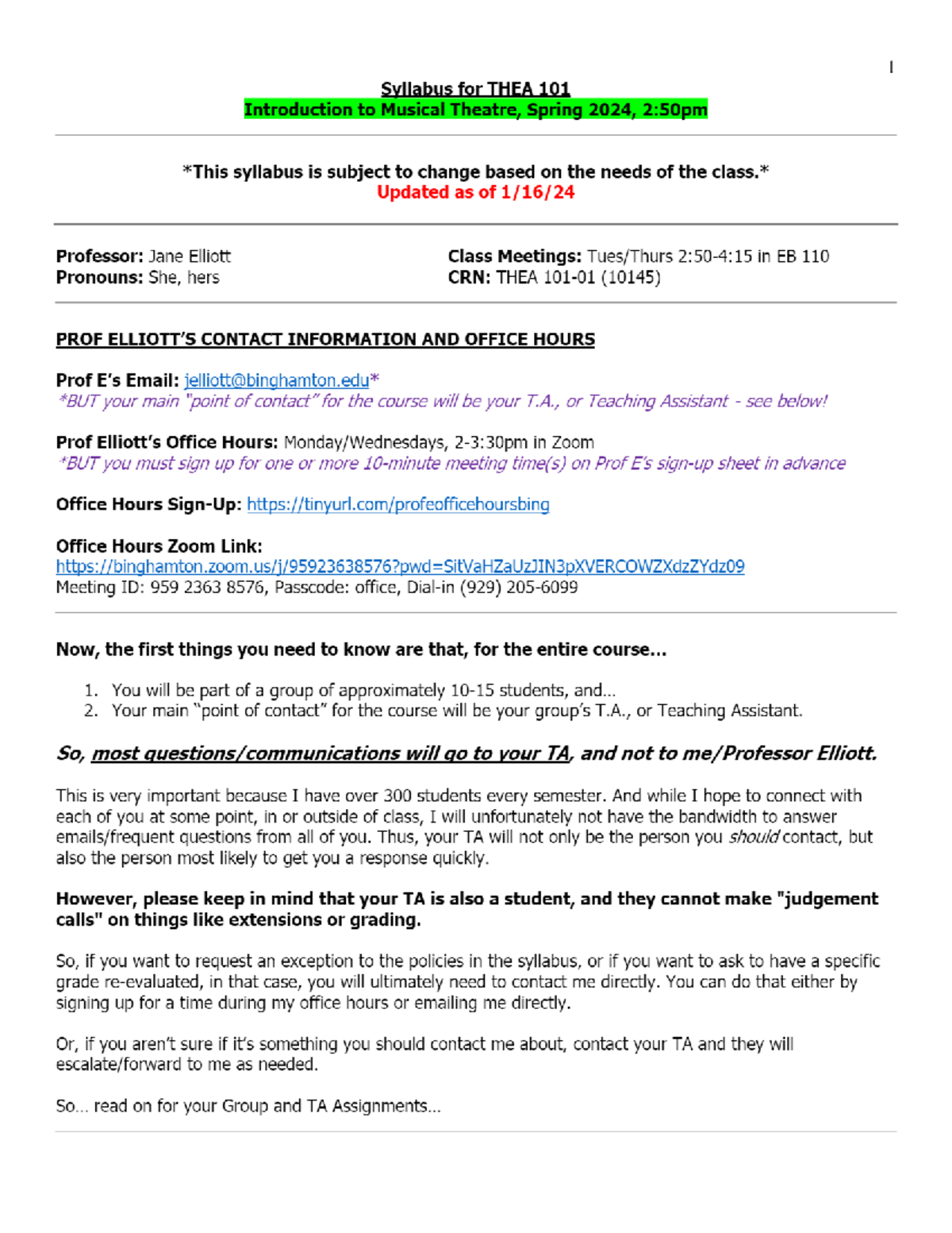 Theartre 101 - Notes - THEA 101 - Studocu