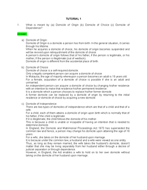 Tutorial Questions - FAKULTI UNDANG-UNDANG UNIVERSITI MALAYA LIA 3008 ...