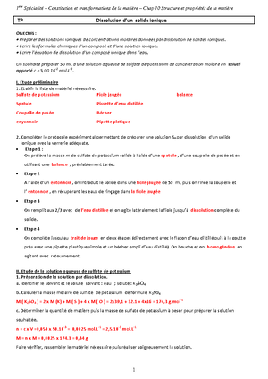 Fiches de révision pour le brevet physique-chimie - L'épreuve écrite de ...