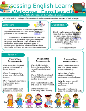ESL-436-T7-Lesson Plan for ELLs - LESSON PLAN TEMPLATE Section 1 ...