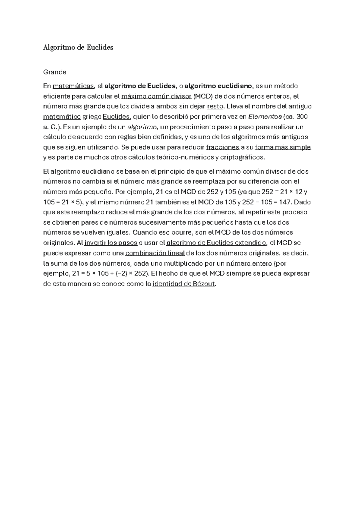 Documento 24 - Resumen Algoritmos y Estructuras de Datos - Algoritmo de ...