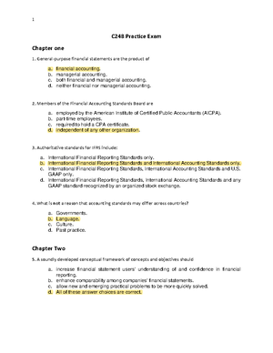 ACC 405 Module 3 Short Paper - 3-1 Short Paper: Accounting Methods ACC 405: Advanced Accounting ...