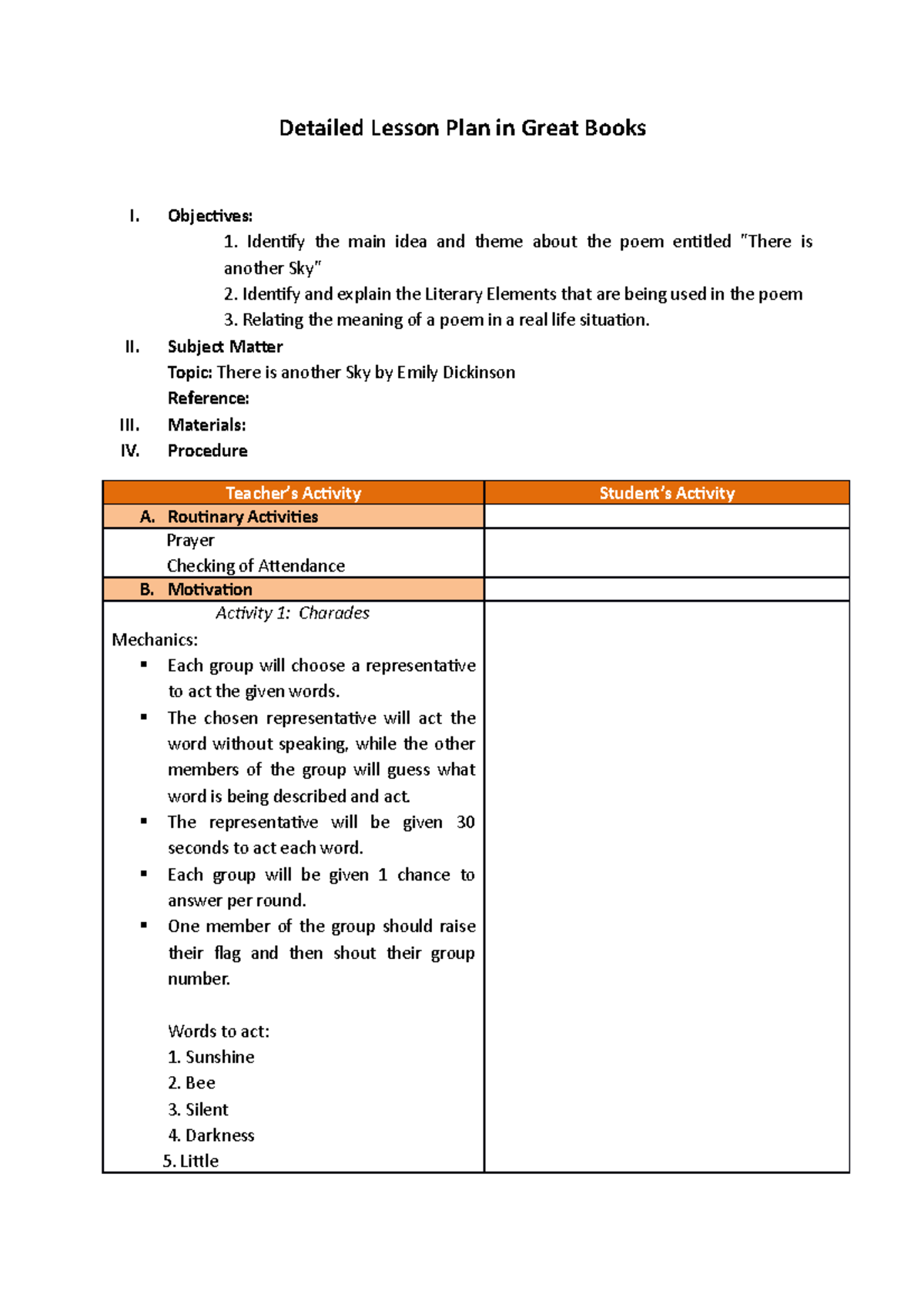 Detailed-Lesson-Plan - Detailed Lesson Plan in Great Books I ...