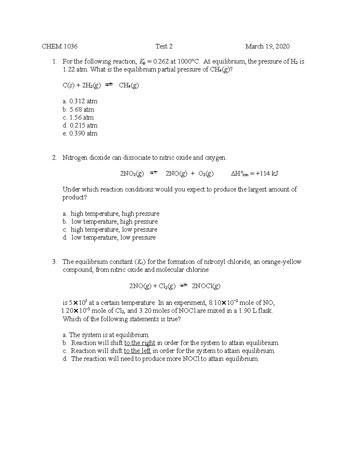 Practice Test 2 - MAT 441 - PennWest California - Studocu
