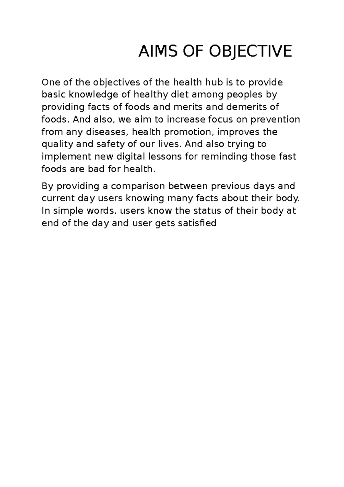 AIMS OF Objective - very important study material - AIMS OF OBJECTIVE ...