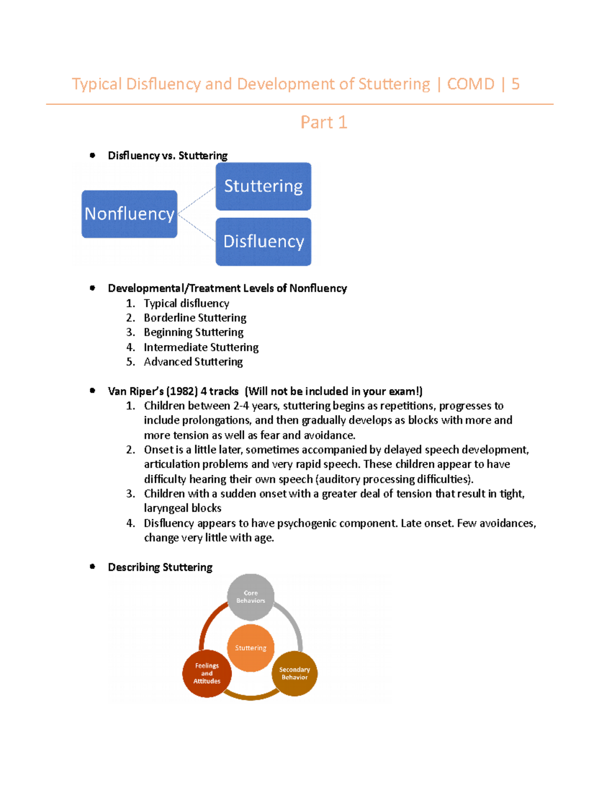 Typical Disfluency and Development of Stuttering Part 1 - Stuttering ...