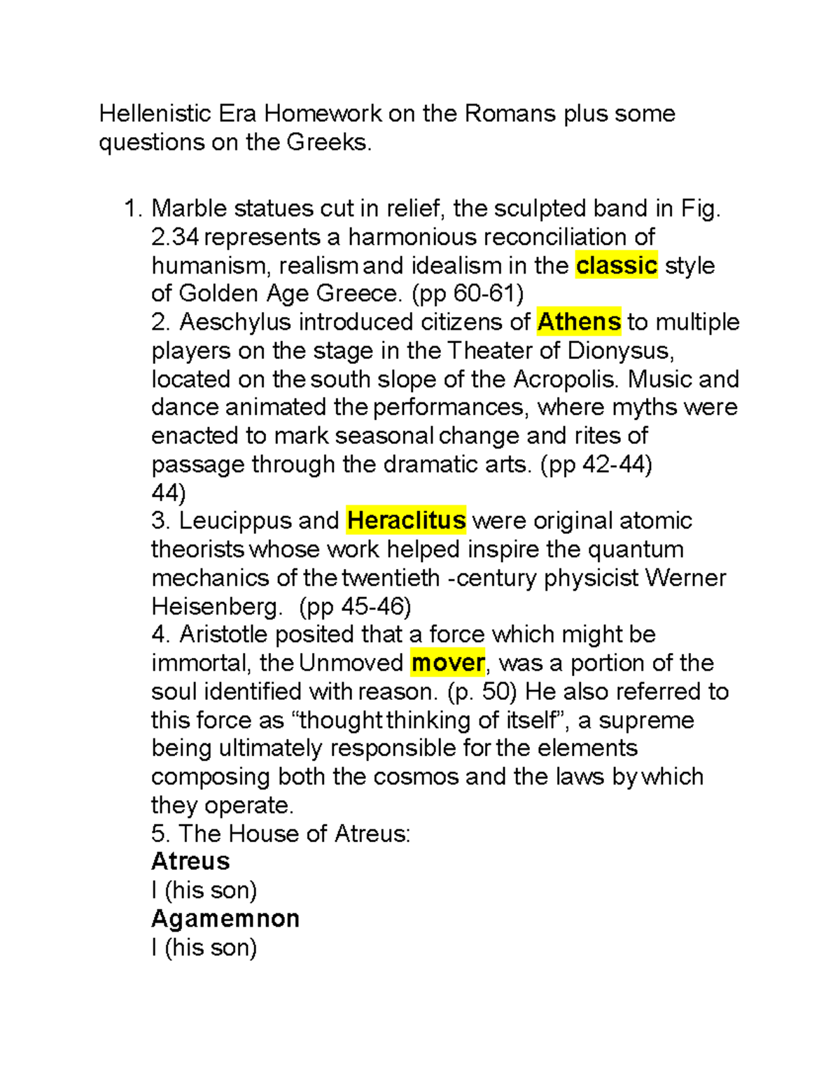 Homework 3 HUMA 1301 Mc Graw Hill (1) 1 - Hellenistic Era Homework on ...