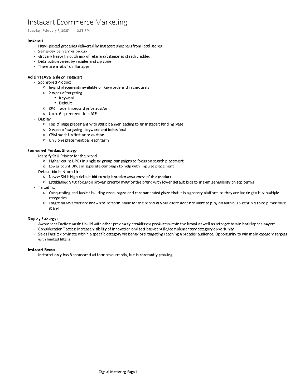 Instacart Ecommerce Marketing - Instacart Hand-picked groceries ...