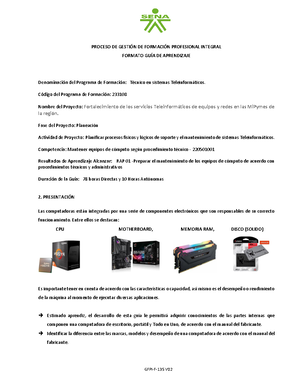 Procedimiento Trabajo Eléctrico Seguro - Tendido de claves por bandeja y montaje de tubería en ...