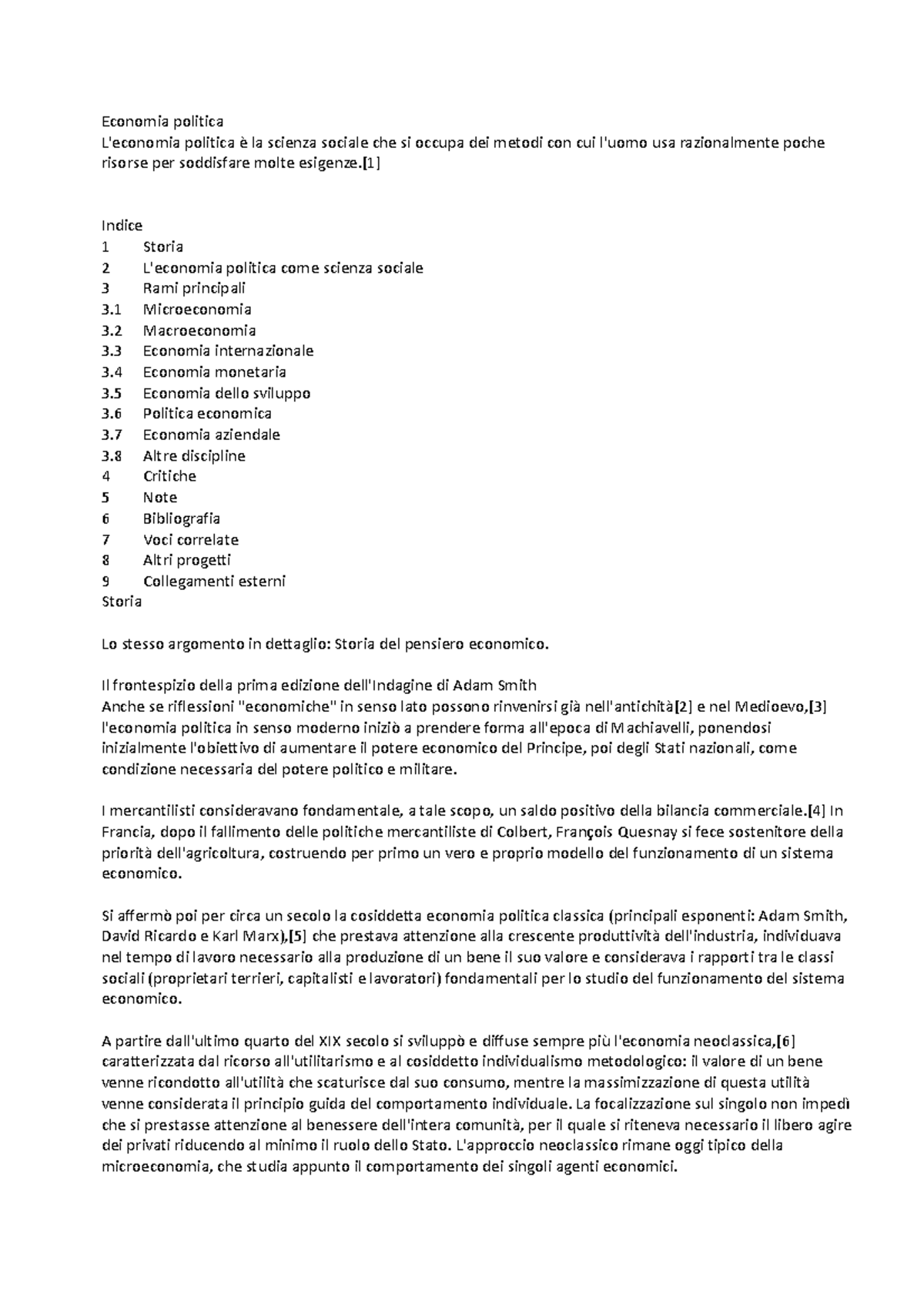 Economia politica concetti base - Economia politica L'economia politica è la scienza sociale che ...