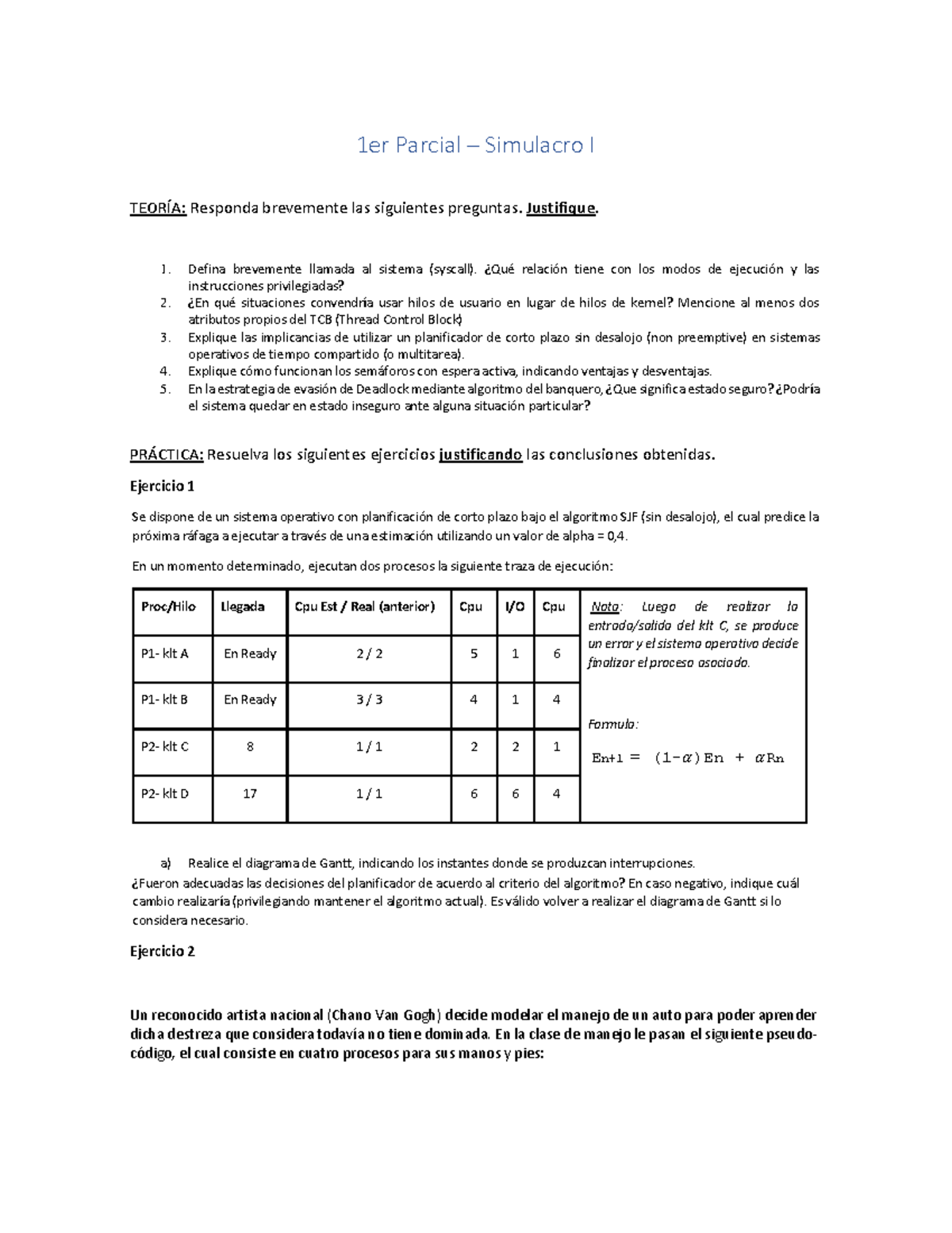 Parcial 10 Octubre 2020, preguntas y respuestas - Warning: TT: undefined function: 32 1er ...