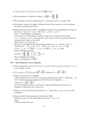 Calculus 3 Notes-part-2 - Given 3 points on plane, create two vectors ...
