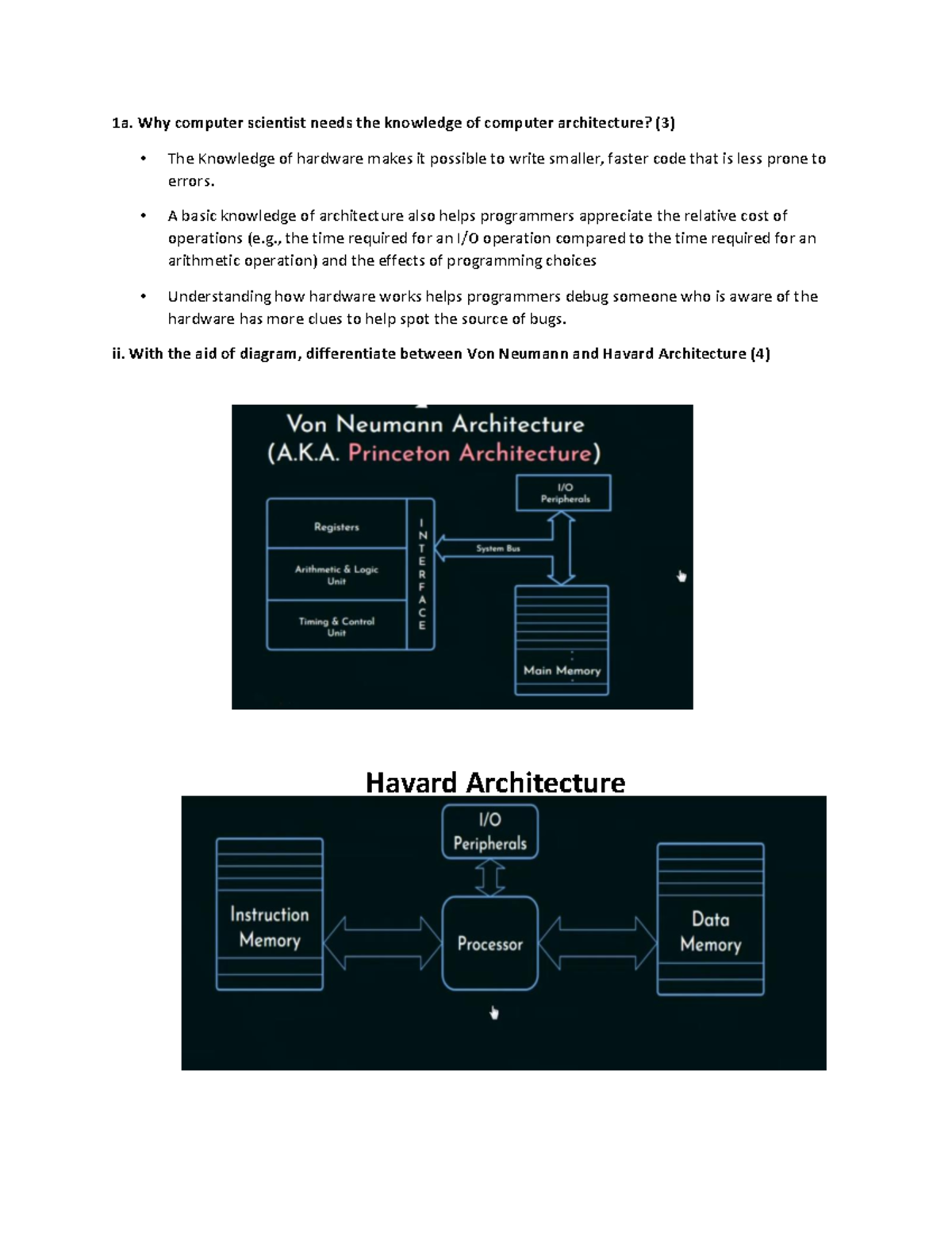 CSC 317 - Computer Architecture - 1a. Why computer scientist needs the knowledge of computer ...