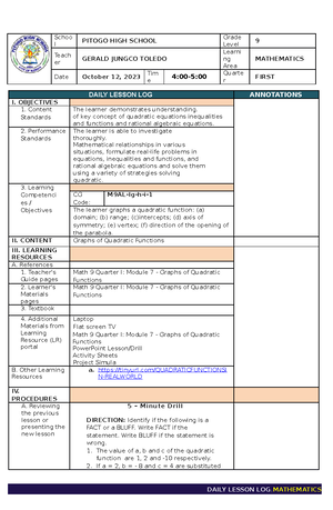 Basic CAL. (Q3) - 1 - Senior High School Basic Calculus Quarter 3 ...