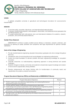 Module 1: Introduction to Engineering Data Analysis - EM-104 ...