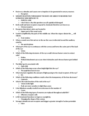 A&P Exam 1 Study Guide - Exam #1 Study Guide Chapter One: -Anatomy- the ...