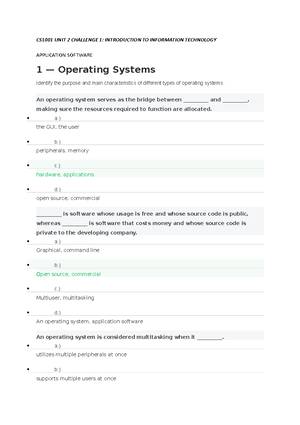 [Solved] Select the example of a software application used ...