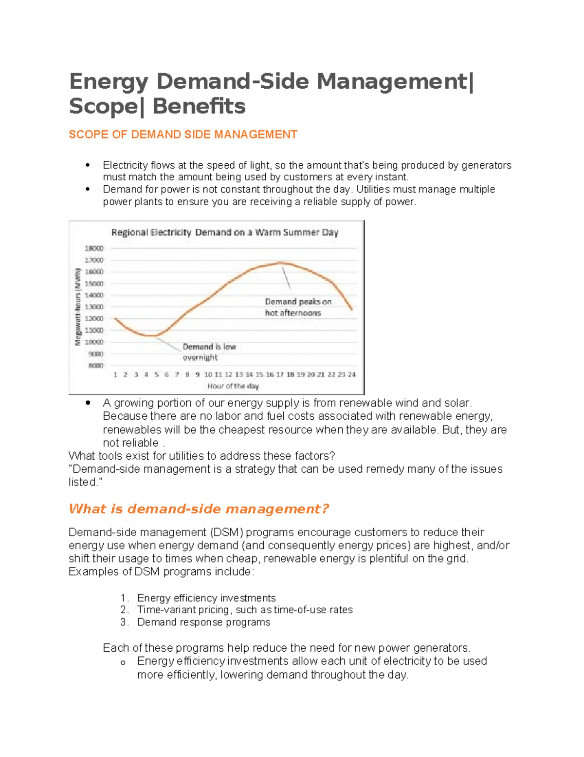 Demand side management - Energy Demand-Side Management| Scope| Benefits ...