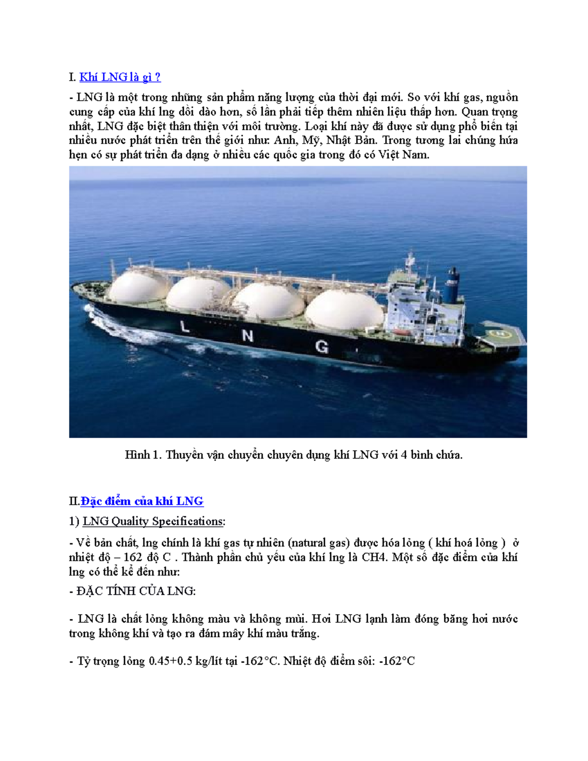 Năng lượng khí LNG - ádasdasdasd - I. Khí LNG là gì? LNG là một trong những sản phẩm năng lượng ...