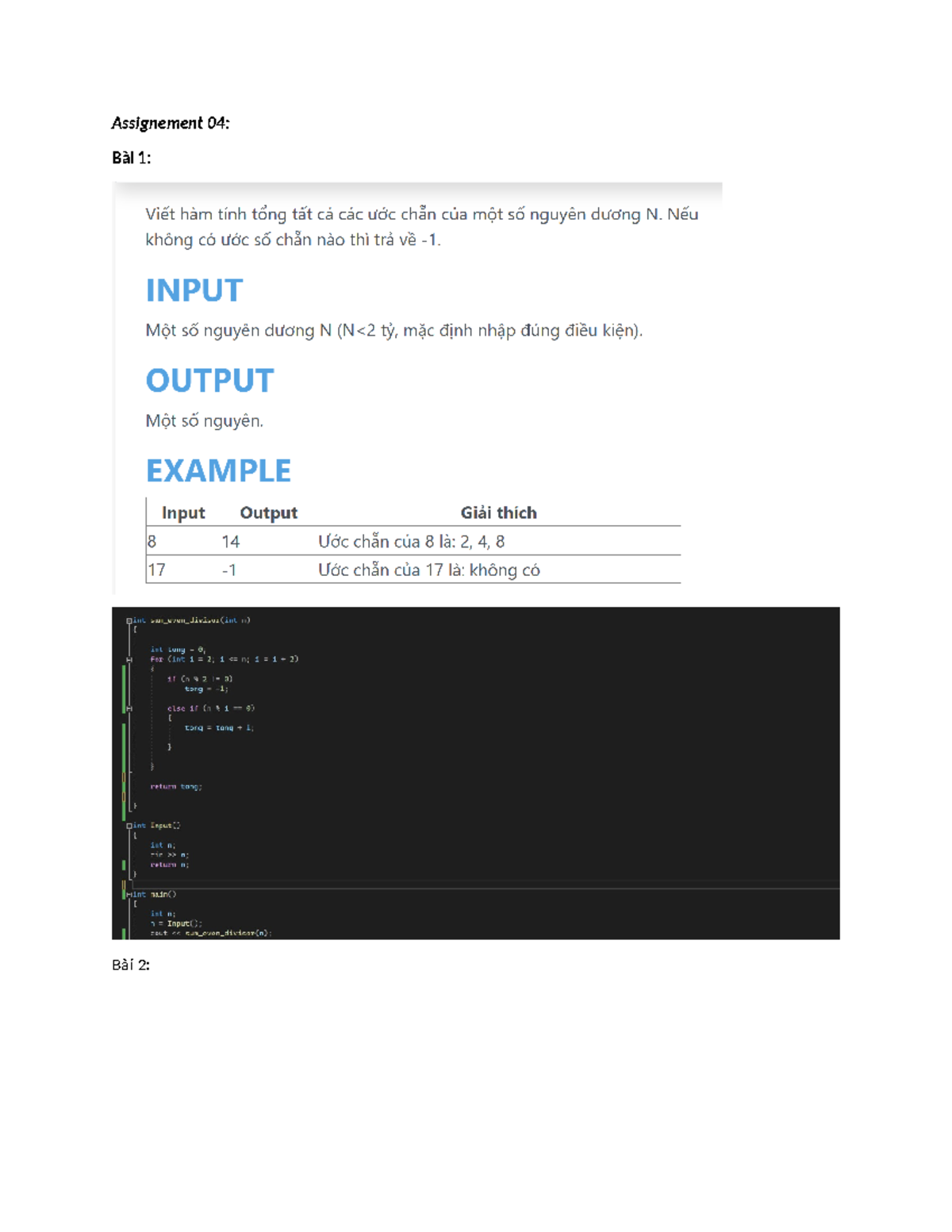 Assignement 04 - the same - data structure - Assignement 04: Bài 1: *Cách 2: KIỂM TRA TỪNG SỐ I ...