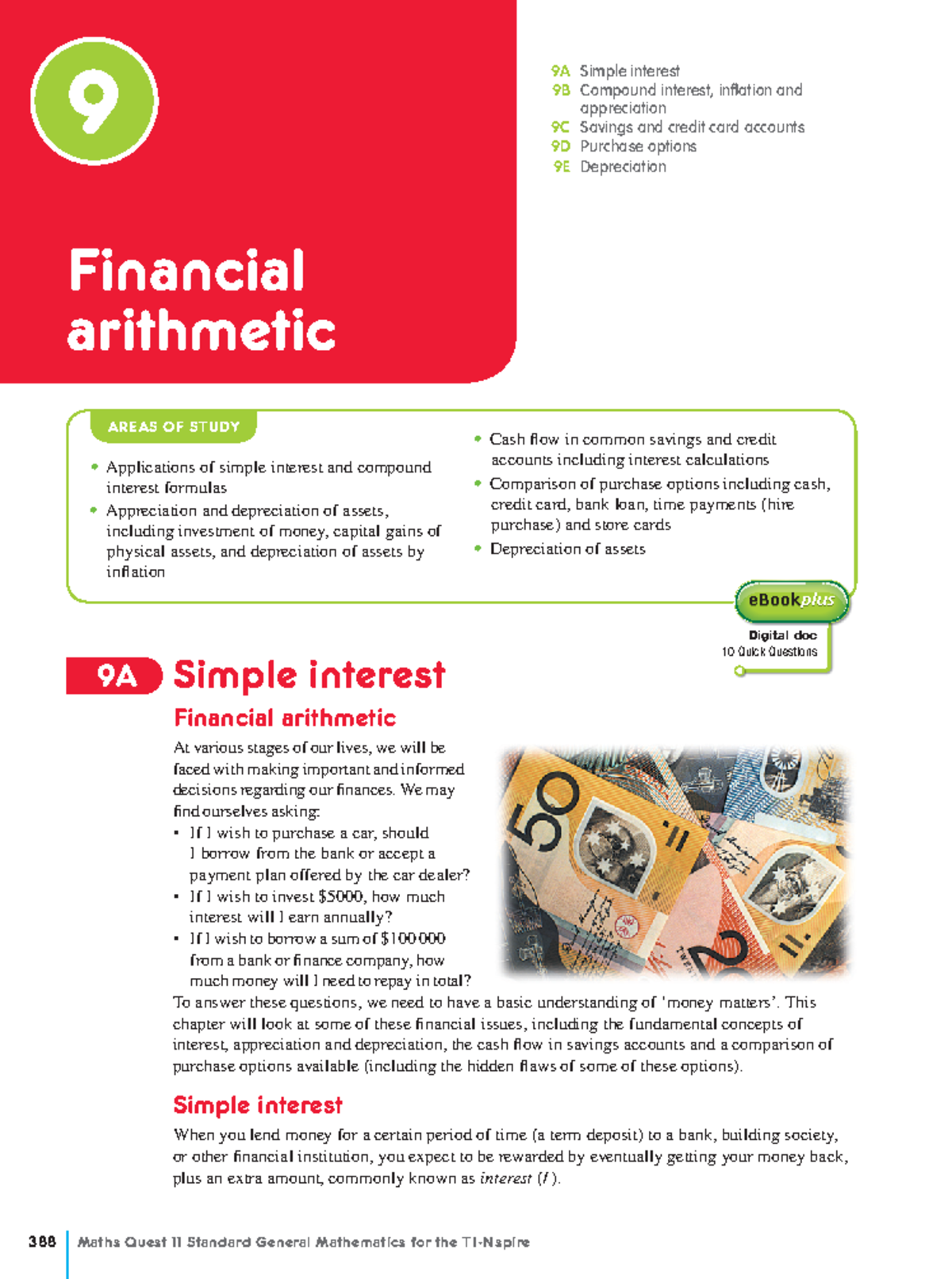 Jacaranda-Financial-maths - 388 9A Simple interest 9B Compound interest ...