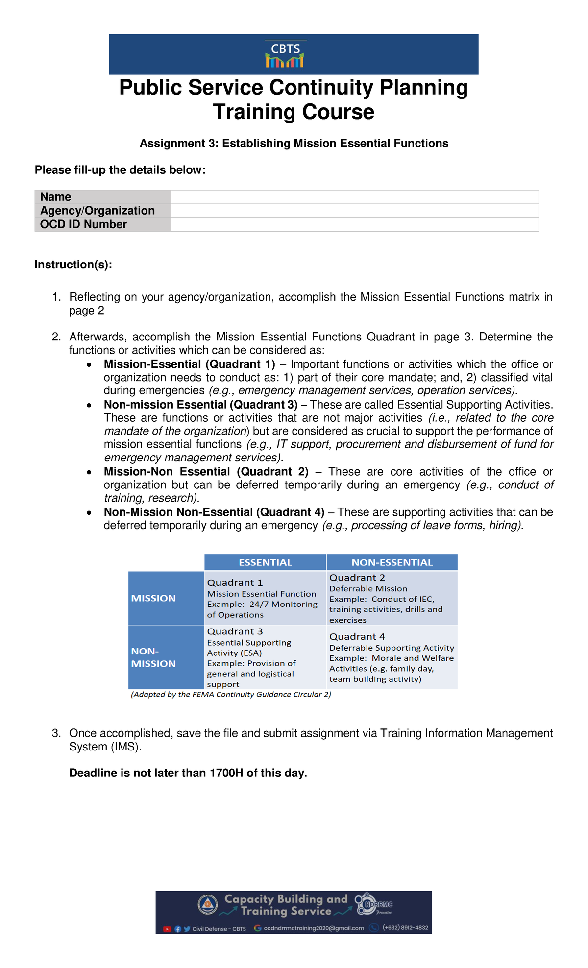 Assignment-3-Establishing-Mission-Essential-Functions- Answer-KEY 2022 ...