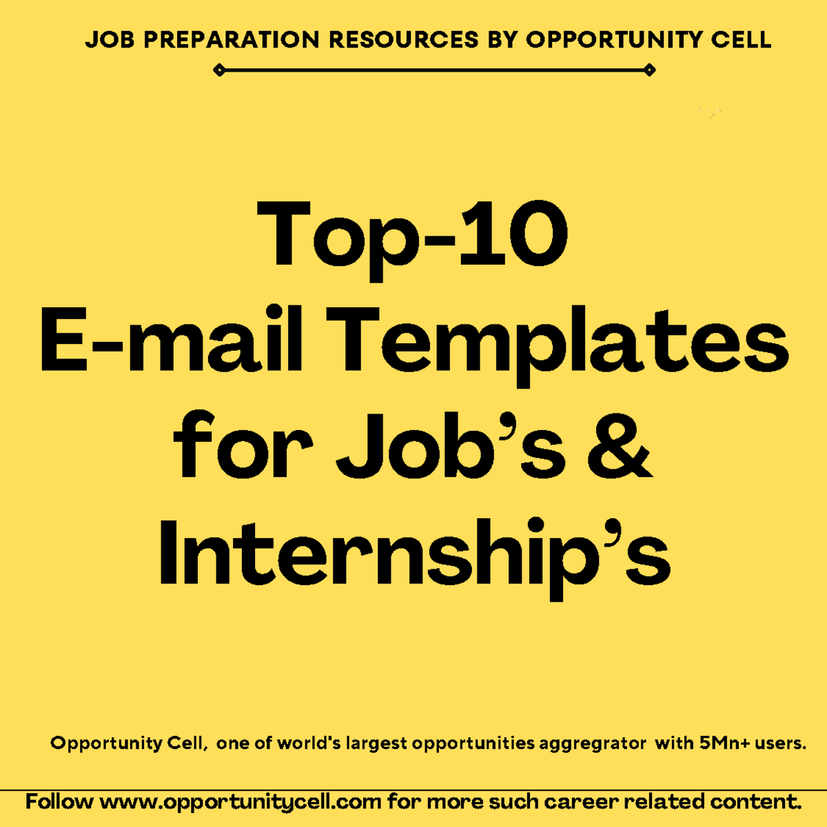 Top 10 Email Templates for Jobs & Internships - Top- E-mail Templates ...
