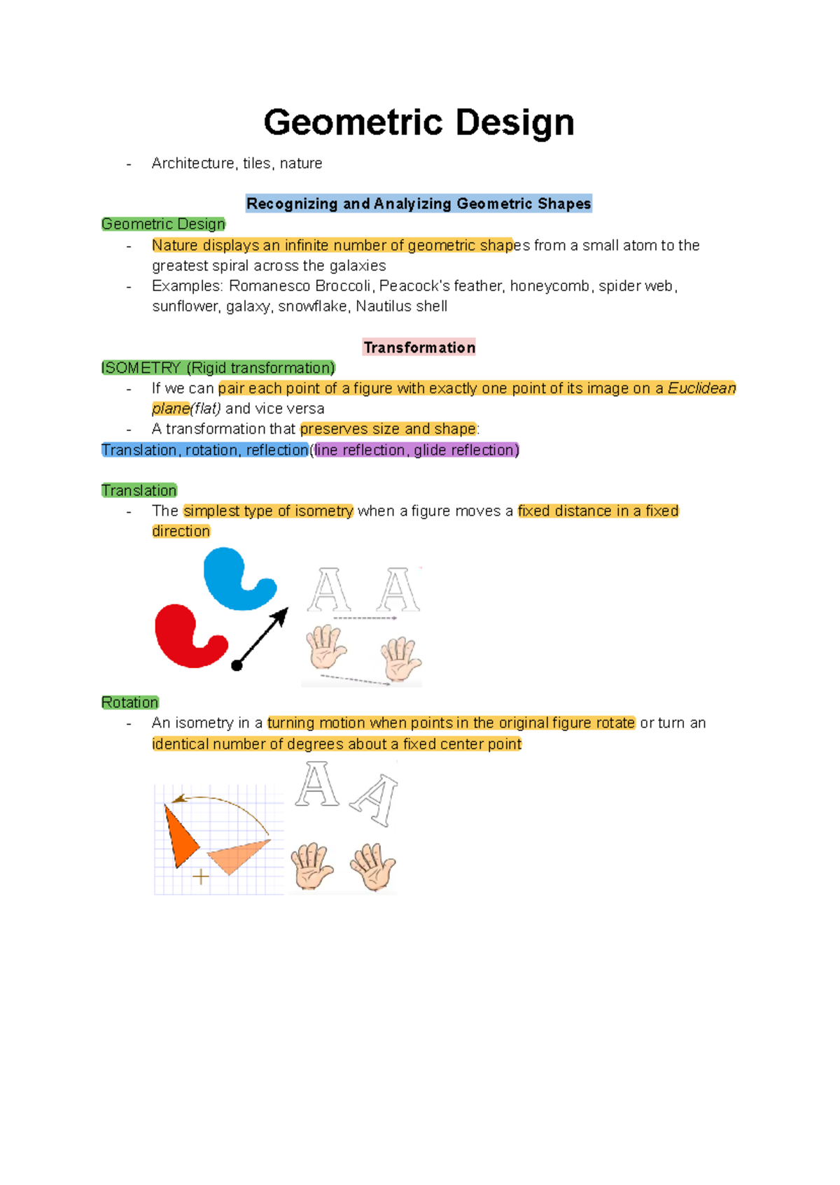 MMW - Geometric Design Architecture, tiles, nature Recognizing and ...