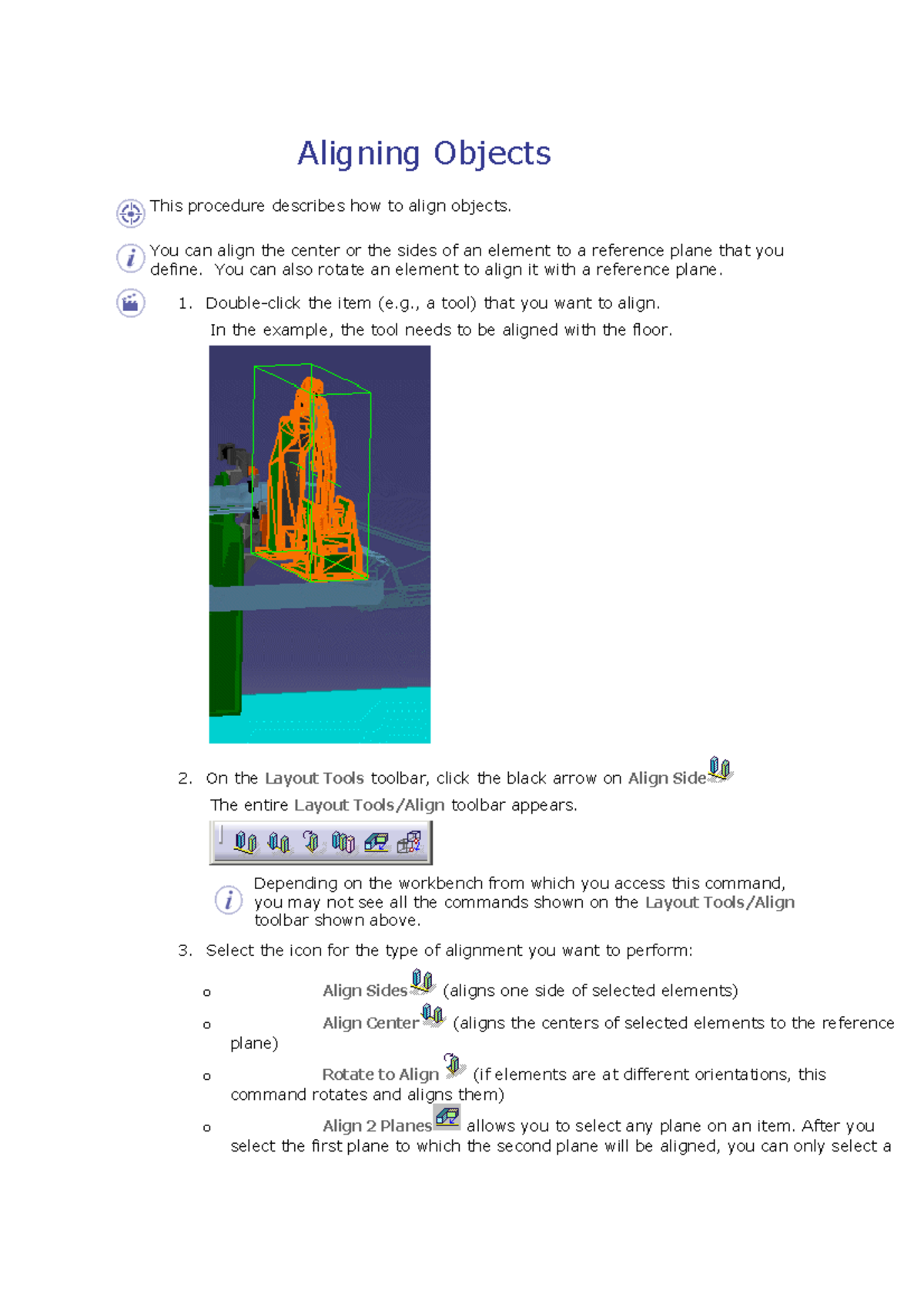 Aligning Objects - Aligning Objects This procedure describes how to ...