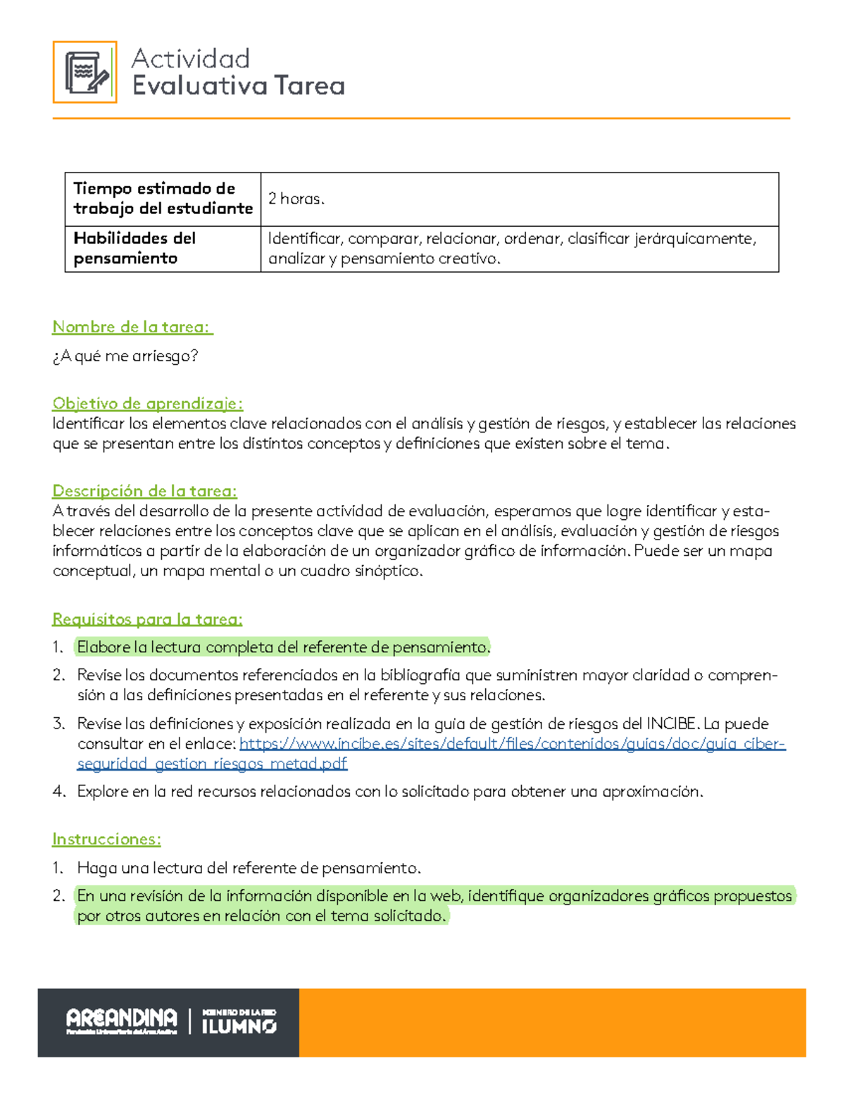 Tarea - asfdf - Actividad Evaluativa Tarea Nombre de la tarea: ¿A qué ...