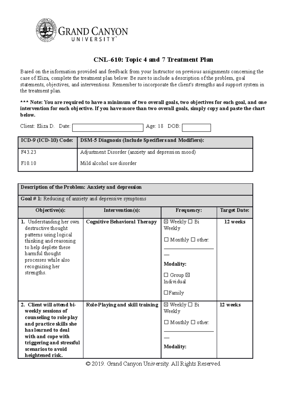 CNL-610-RS-T4and T7Treatment Plan - CNL-610: Topic 4 and 7 Treatment ...