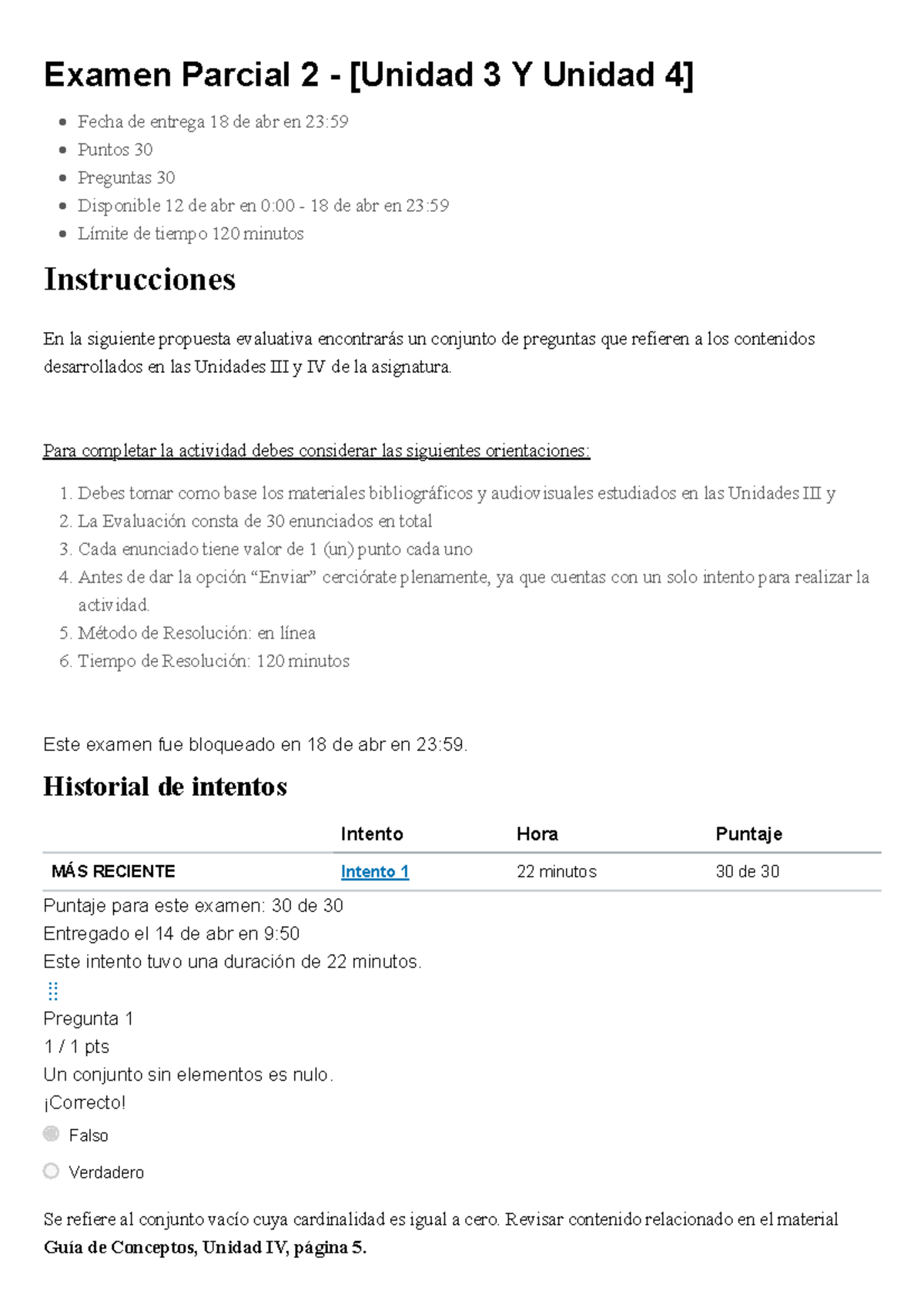 Examen Parcial 2 - [Unidad 3 Y Unidad 4] Matemática PARA LA Empresa I - Examen Parcial 2 ...
