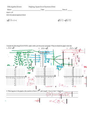 Unit 3 Day 1 - Day 3 & Test Review Answer KEYS - Studocu