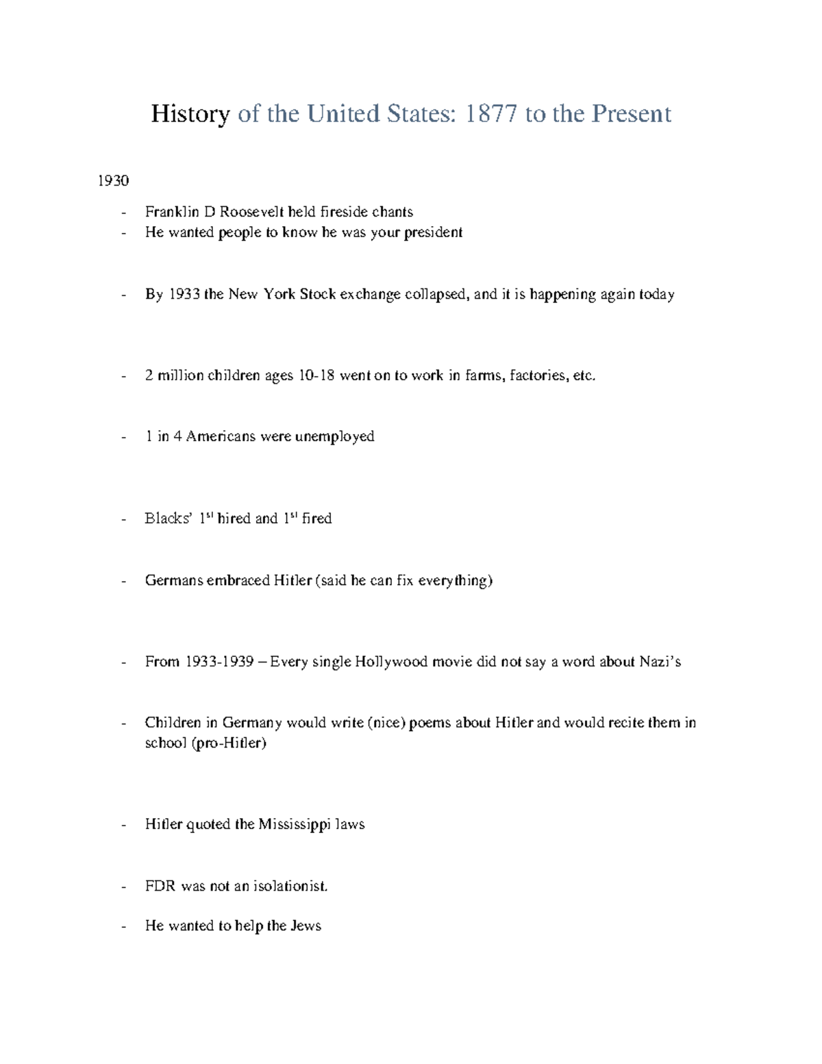 History of the United States part 2 - History of the United States ...