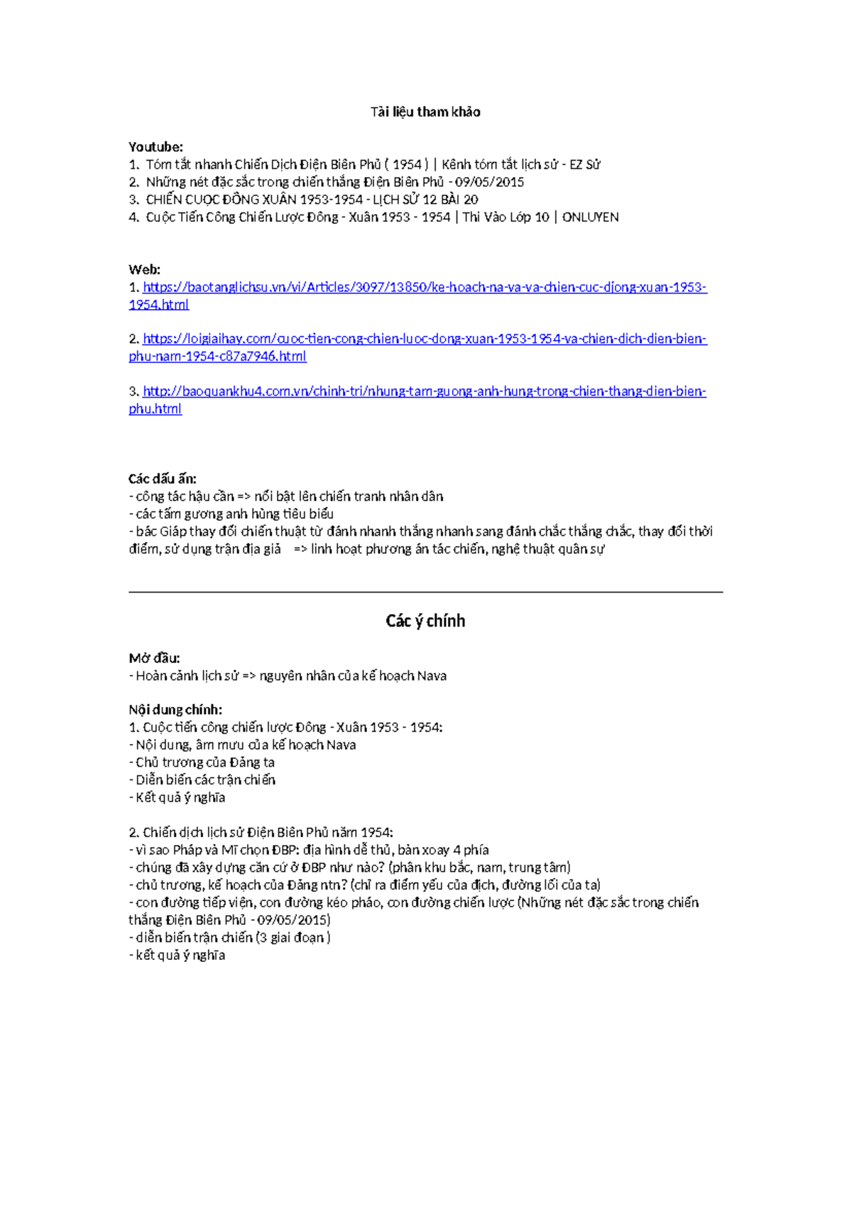 Content ver3 - grgrg - Tài liệu tham khảo Youtube: Tóm tắt nhanh Chiến ...