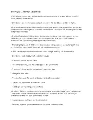 Unit 1 AP Gov Notes - Studocu