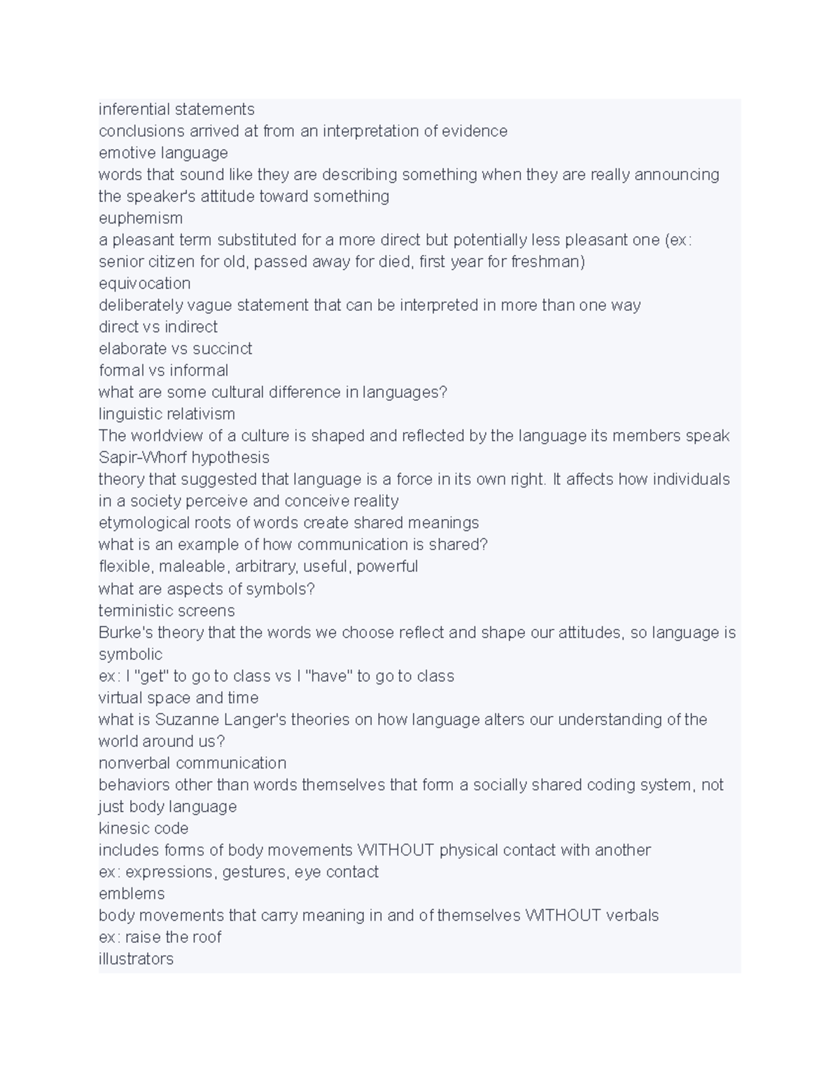 COMS 101 (15) - Lecture Notes - inferential statements conclusions ...