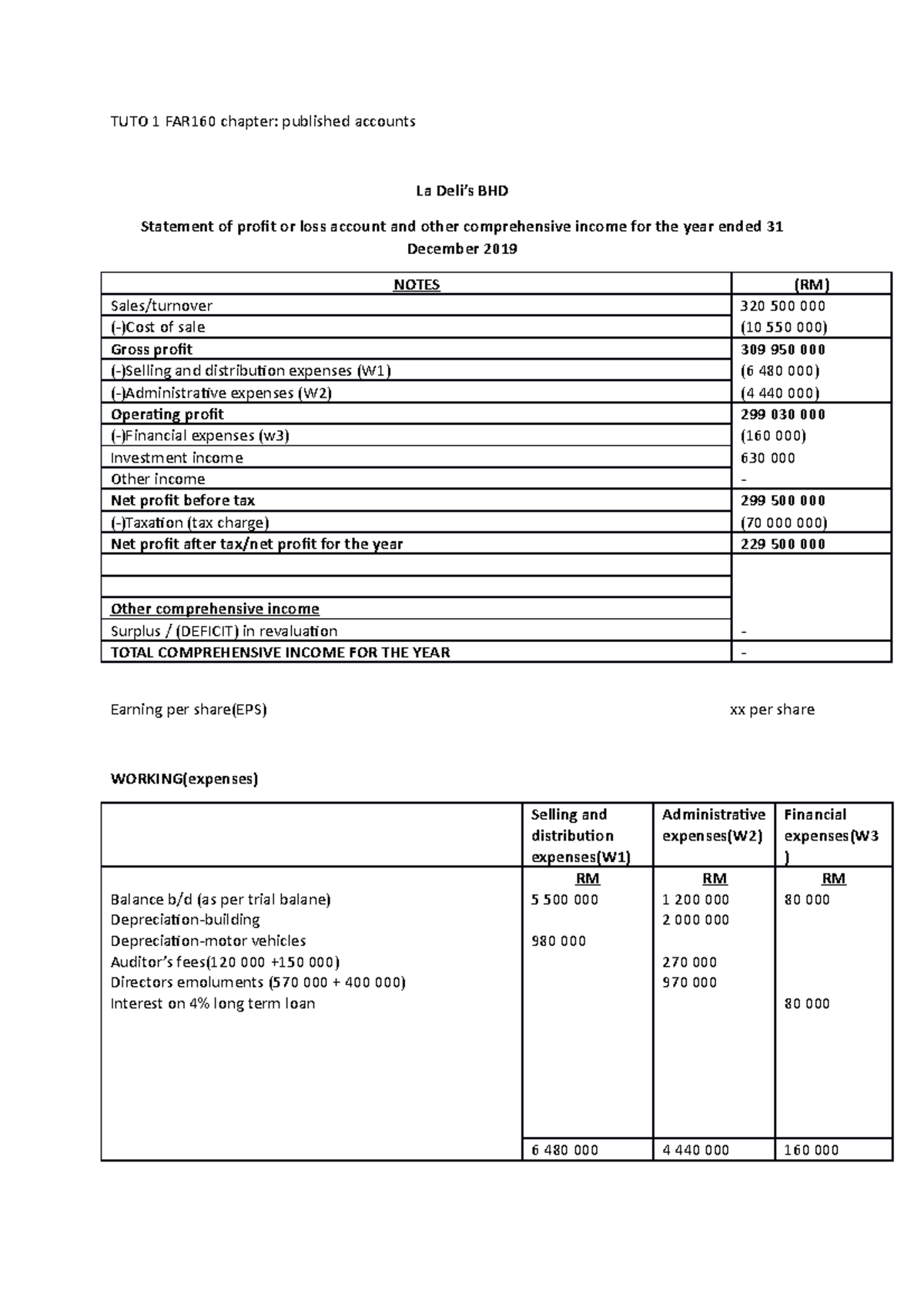 FAR Published Company Format tuto 1 - TUTO 1 FAR160 chapter: published ...