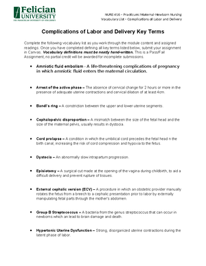 415 Exam 2 with pregnancy Study Template - 415 Exam 2 Study Template ...