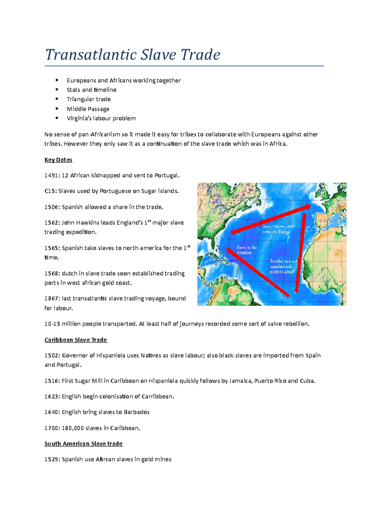 Transatlantic Slave Trade - However they only saw it as a continuation ...